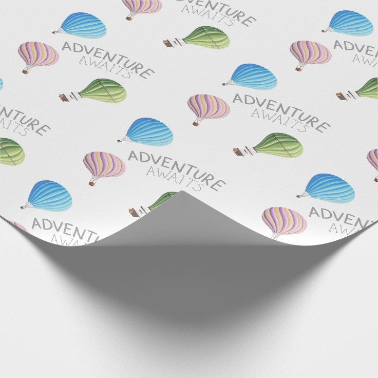 Adventure Awaits Wrapping Paper | Zazzle