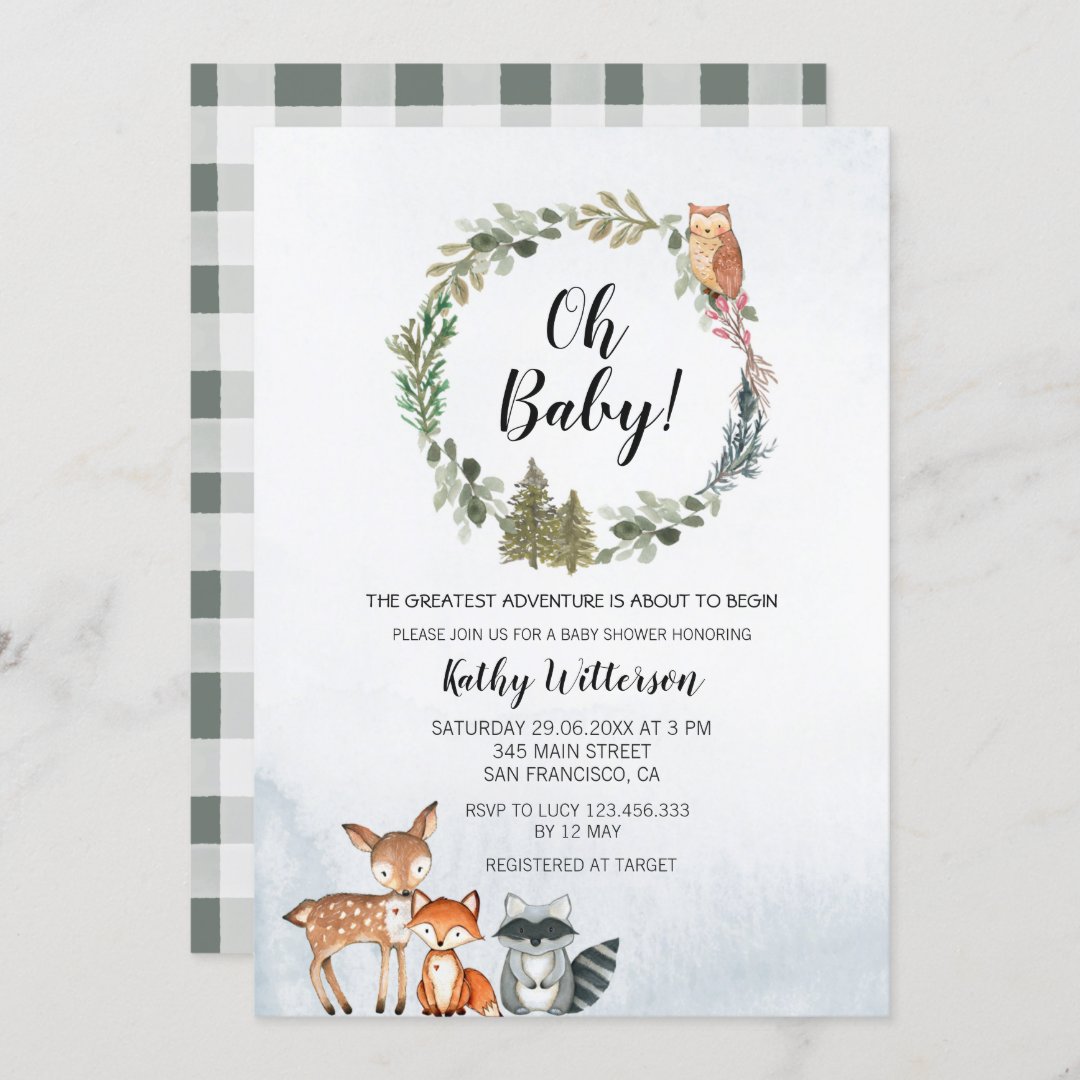 Adventure Baby shower invitation | Zazzle