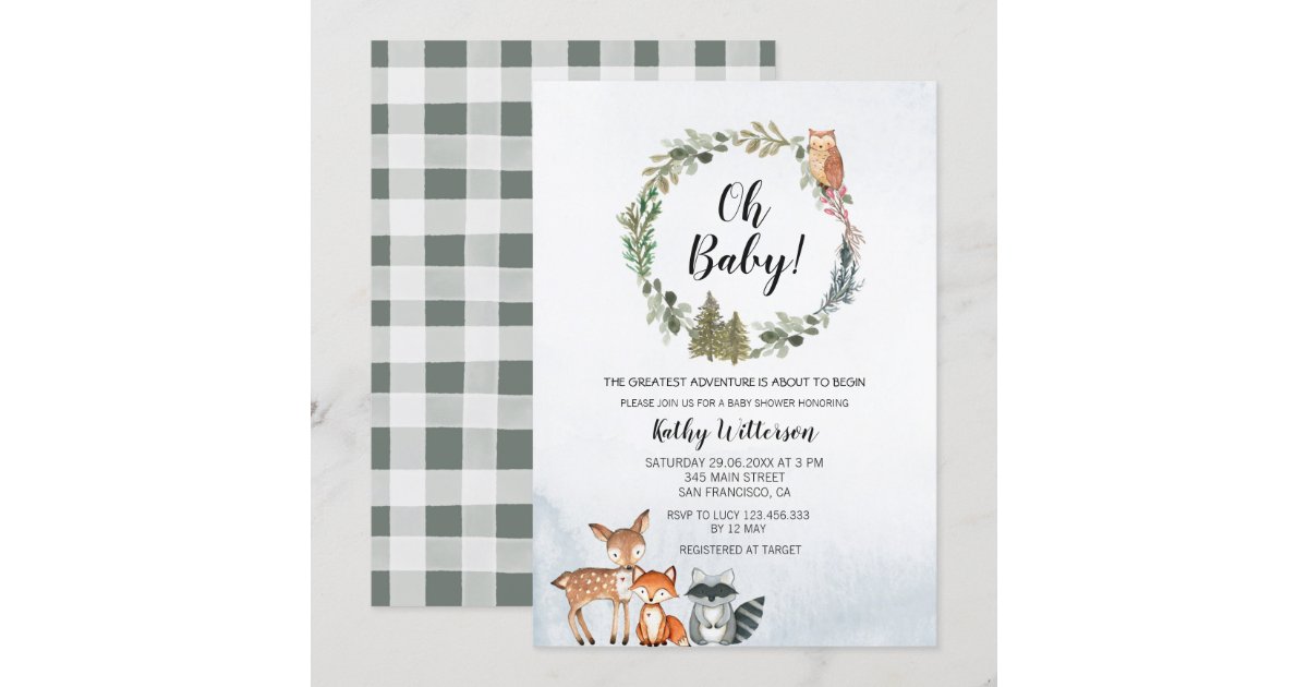Adventure Baby shower invitation | Zazzle