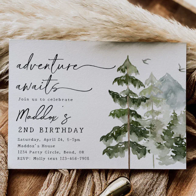 Adventure Birthday Invitation | Adventure Party | Zazzle