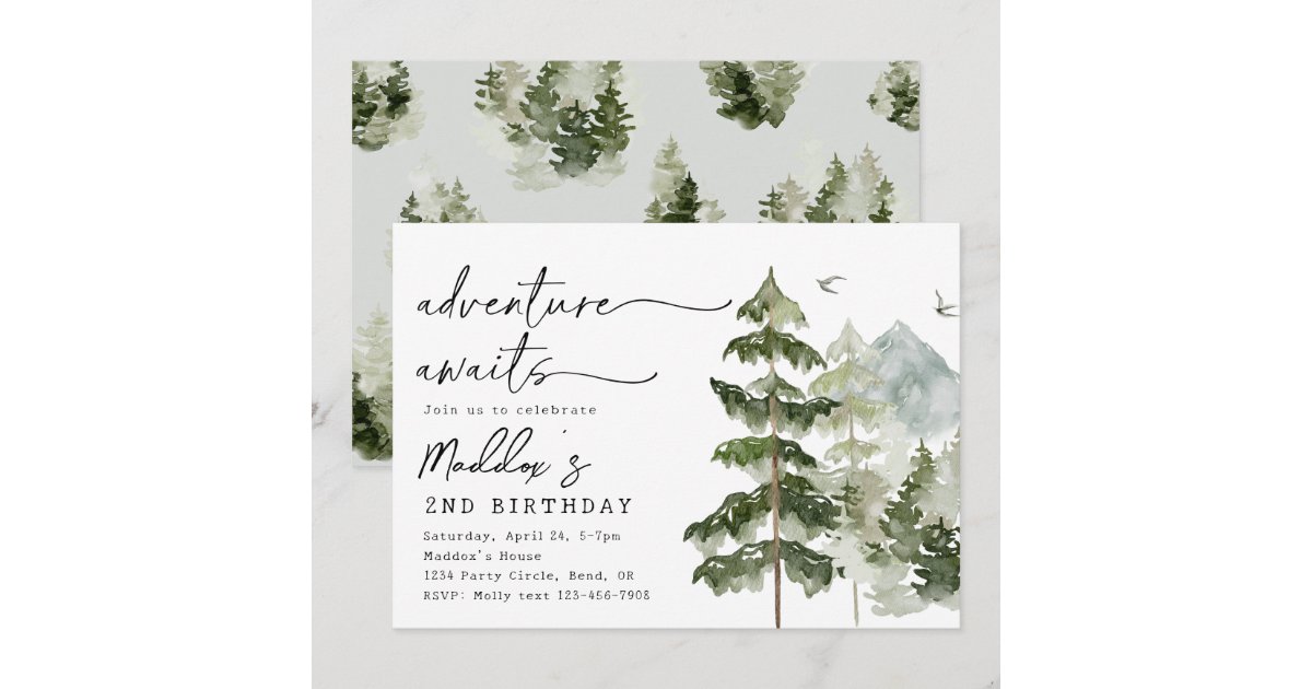Adventure Birthday Invitation | Adventure Party | Zazzle