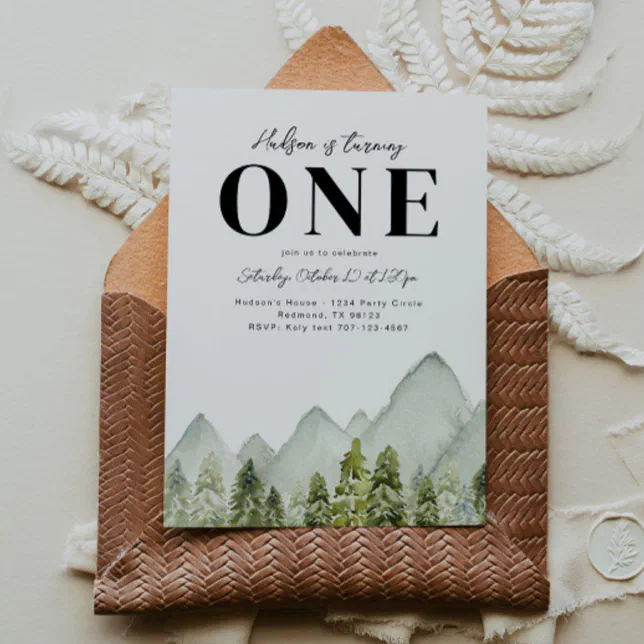 Adventure Birthday Invitation | Mountains Birthday | Zazzle