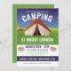 Adventure Camping Smores Camp Out Birthday Invitation | Zazzle