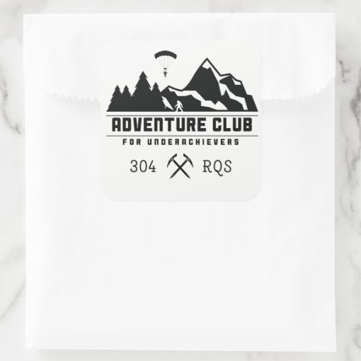 Adventure Club for Underachievers/304 RQS stickers | Zazzle