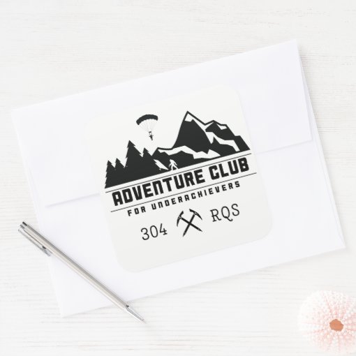 Adventure Club for Underachievers/304 RQS stickers | Zazzle