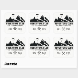 Adventure Club for Underachievers/304 RQS stickers | Zazzle