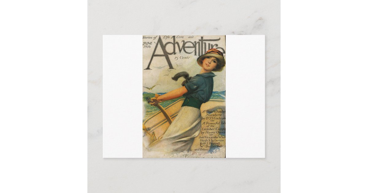 Adventure Cover Postcard | Zazzle
