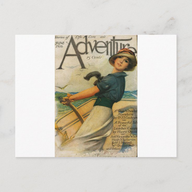Adventure Cover Postcard | Zazzle
