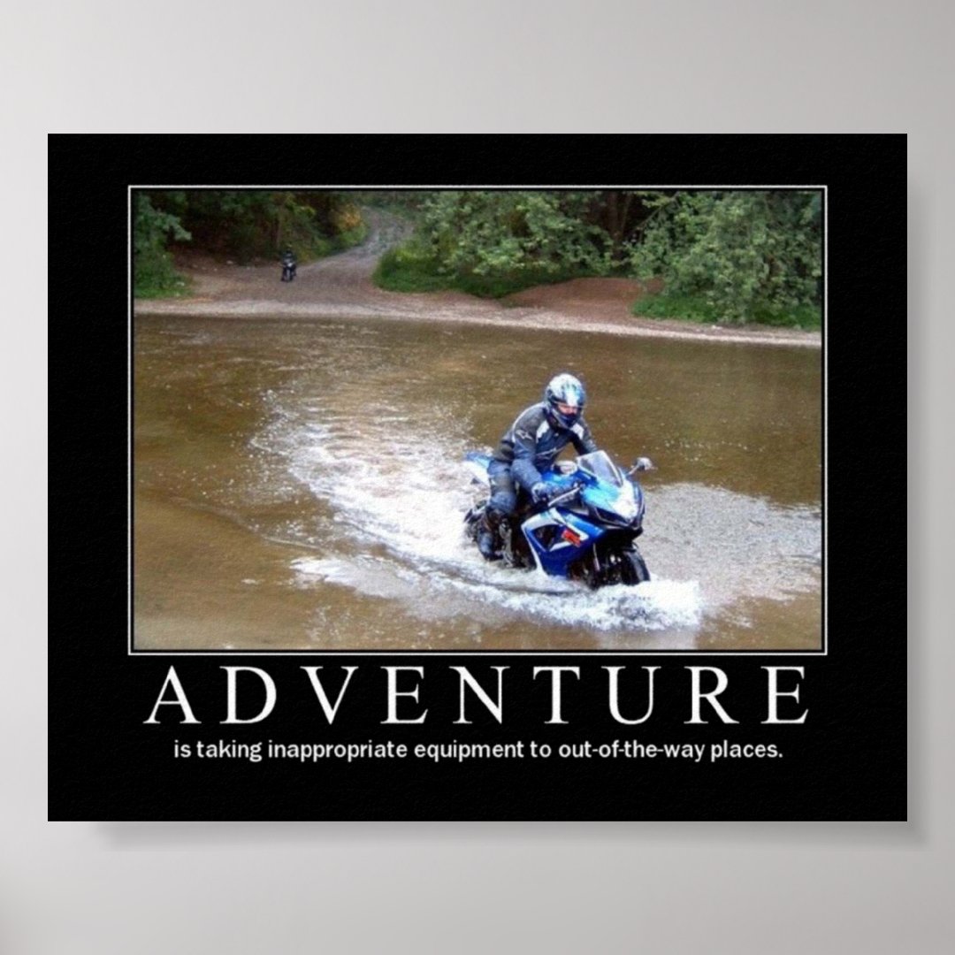 Adventure motivational poster | Zazzle