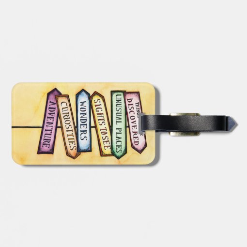 Adventure Road Sign Luggage Tag | Zazzle