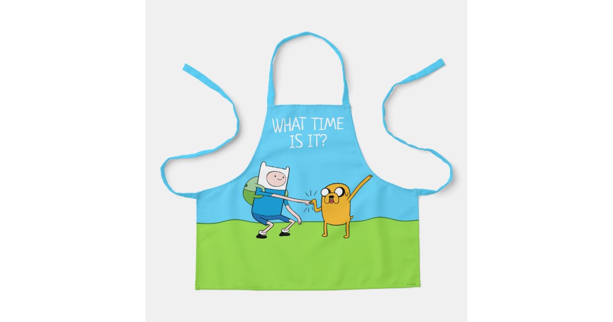 Adventure Time | Finn & Jake Fist Bump Apron | Zazzle