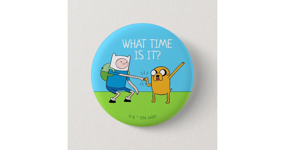 Adventure Time | Finn & Jake Fist Bump Button | Zazzle