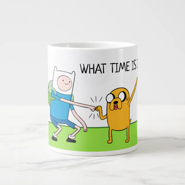 Adventure Time | Finn & Jake Fist Bump Giant Coffee Mug | Zazzle