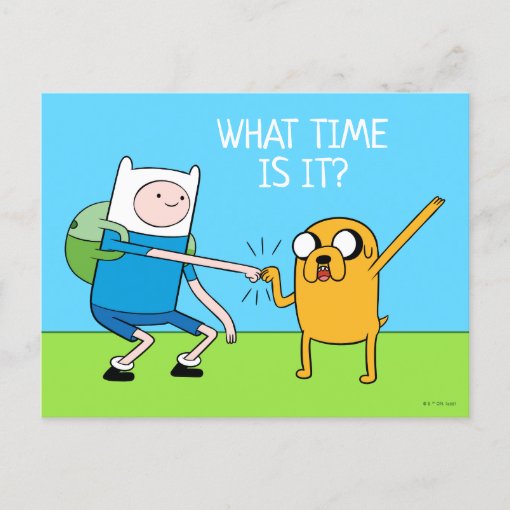 Adventure Time | Finn & Jake Fist Bump Postcard | Zazzle