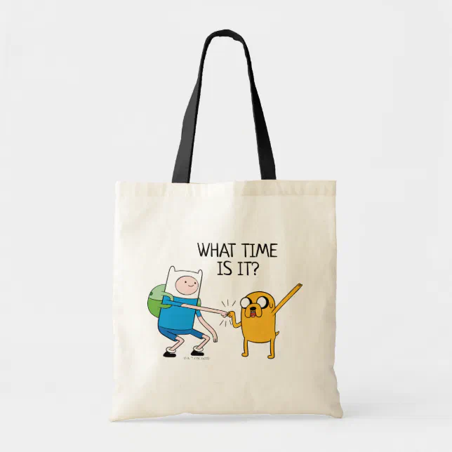 Adventure Time | Finn & Jake Fist Bump Tote Bag | Zazzle