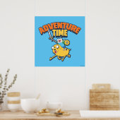Adventure Time | Finn Riding Jake Poster | Zazzle