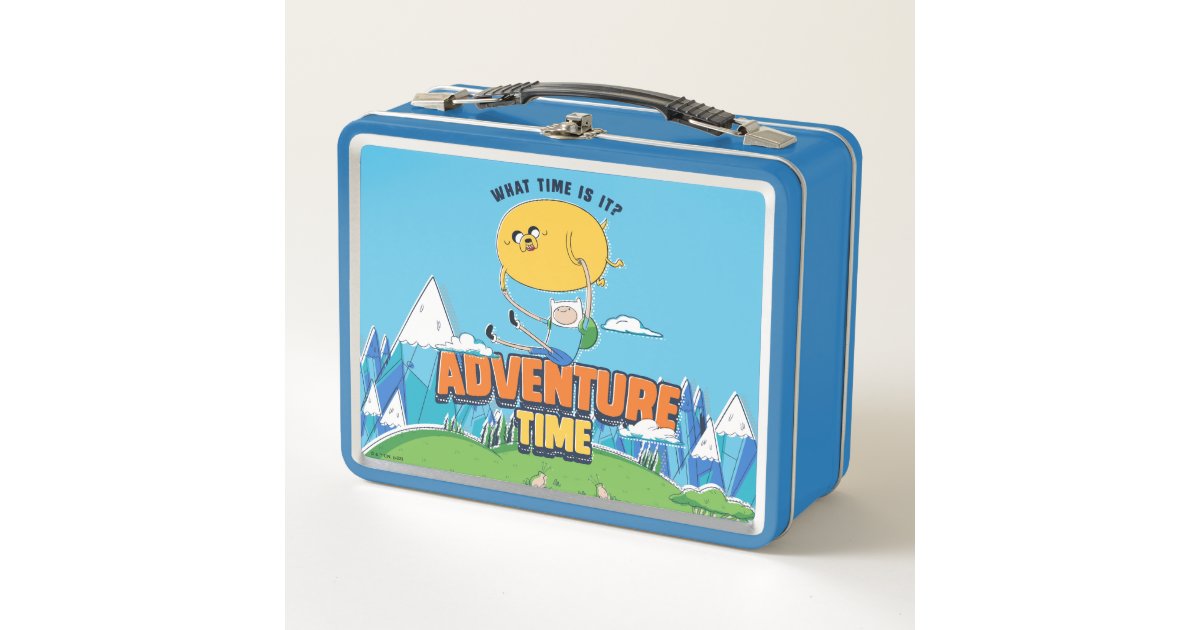 Adventure Time | Jake Floating With Finn Metal Lunch Box | Zazzle