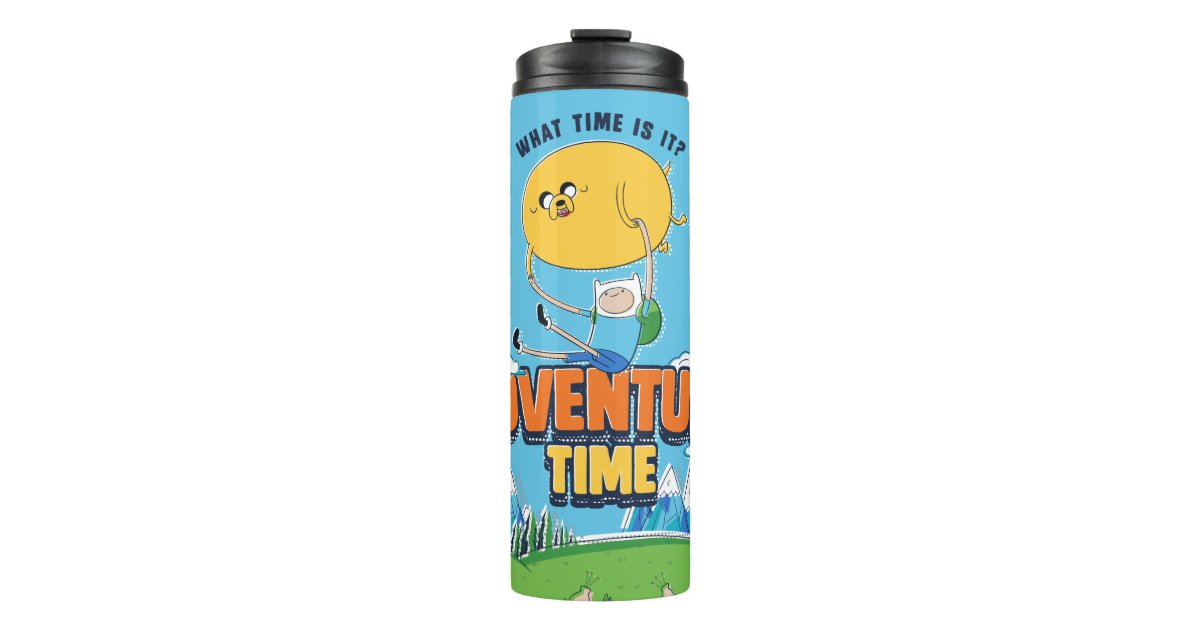 Adventure Time | Jake Floating With Finn Thermal Tumbler | Zazzle