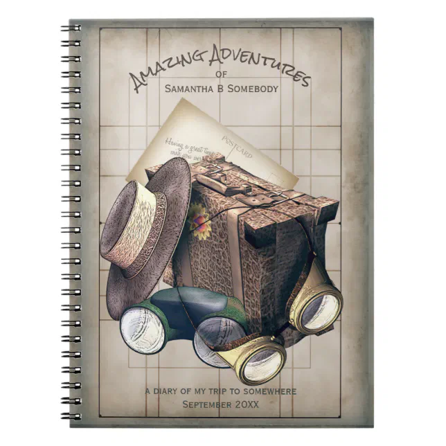 Adventure Travel Journal | Zazzle