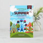 Adventureland Amusement Park Invitation | Zazzle