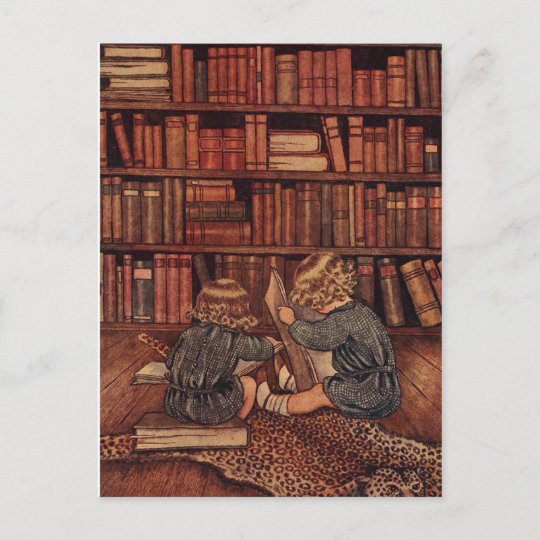 Adventures in the Library Postcard | Zazzle.com