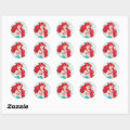 Adventurous Ariel Classic Round Sticker | Zazzle