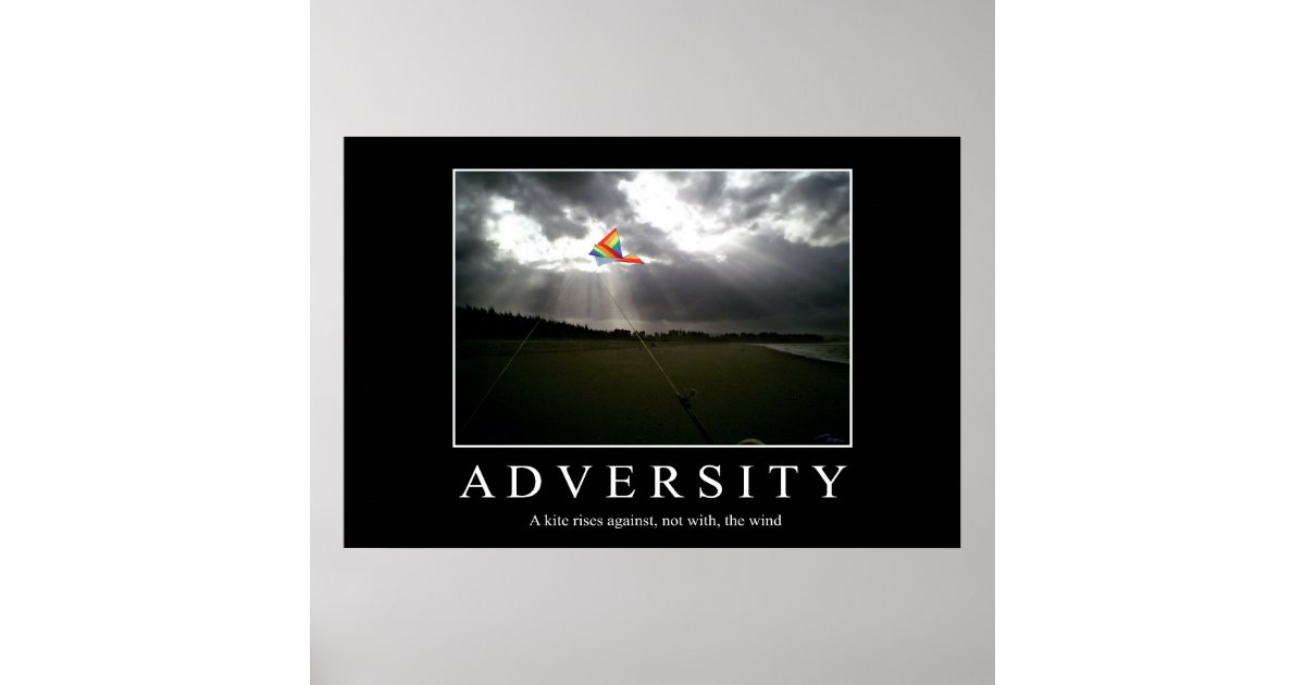 adversity poster | Zazzle