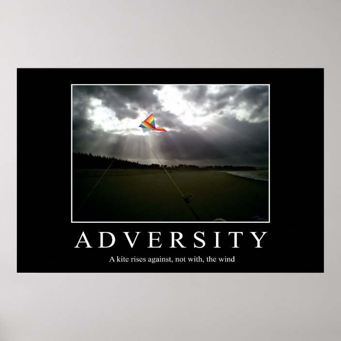 adversity poster | Zazzle