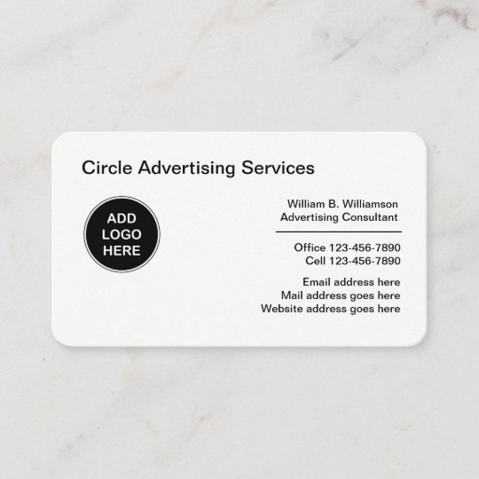 Advertising Agency Logo Template Business Card | Zazzle.com