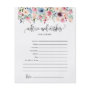 Festive Bright Flower Guess How Many Game Card Flyer | Zazzle