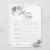 Advice and Wishes For The Bride-to-be Card | Zazzle