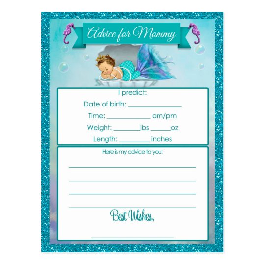 Advice for Mommy Baby Shower Cards | Zazzle.com