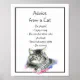 Advice from a Cat Fun Animal Humor Poster | Zazzle