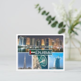 AE United Arab Emirates - Dubai - Postcard | Zazzle
