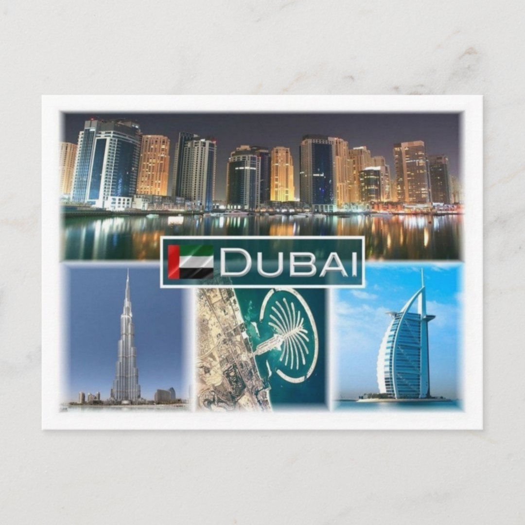 AE United Arab Emirates - Dubai - Postcard | Zazzle