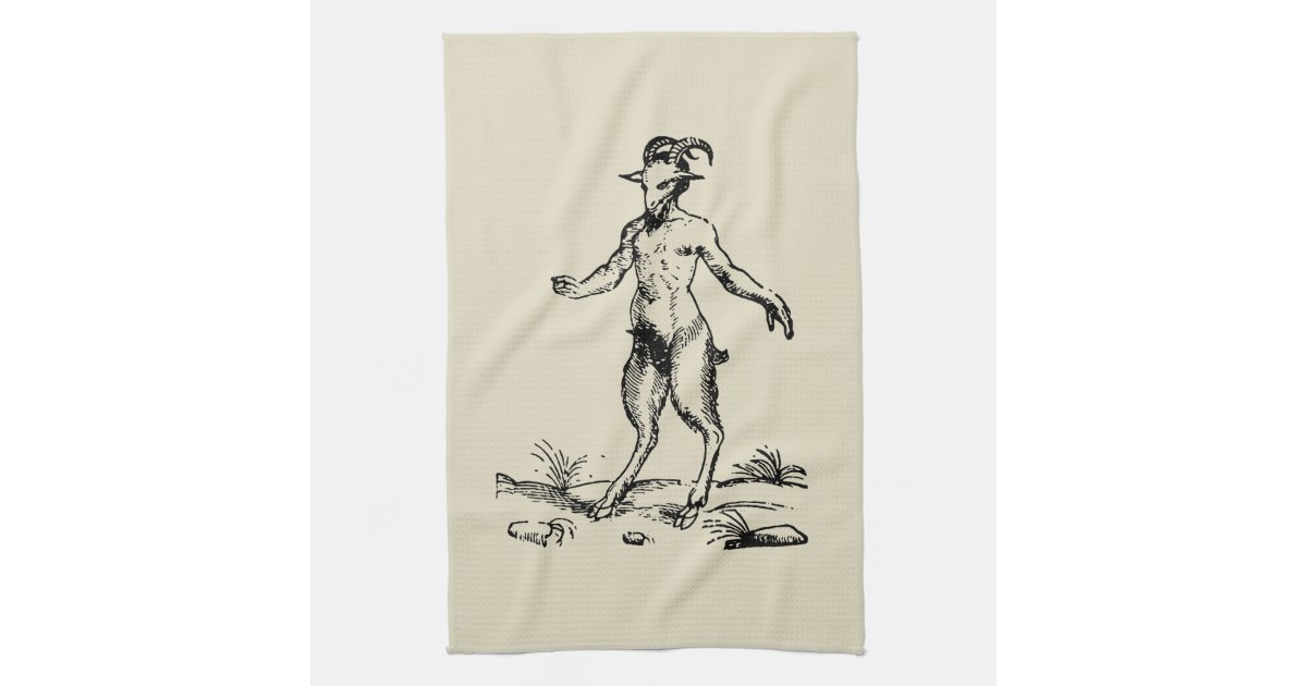Aegopithecus, Pan, Devil Towel | Zazzle