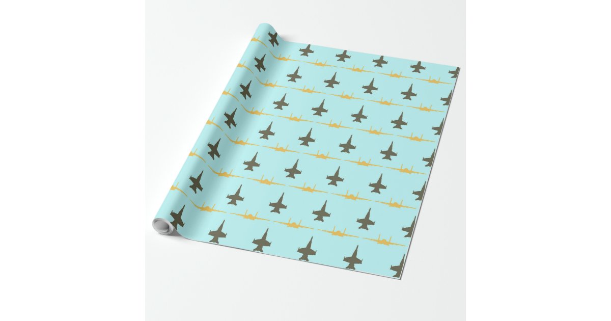 "Aerial Fleet Formation" Wrapping Paper | Zazzle