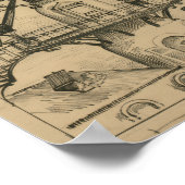 Aerial house by Albert Robida (1883) Poster | Zazzle