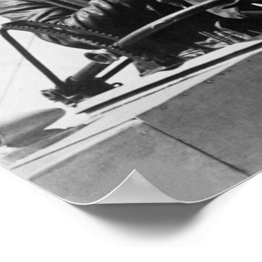 Aerial Machine Gun Target Practice - WW1 Poster | Zazzle