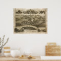 Aerial Map Valley Forge PA Pennsylvania Poster | Zazzle