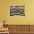 Aerial Map Valley Forge PA Pennsylvania Poster | Zazzle