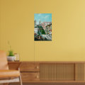 Aerial View of Angels Flight Trolley Poster | Zazzle
