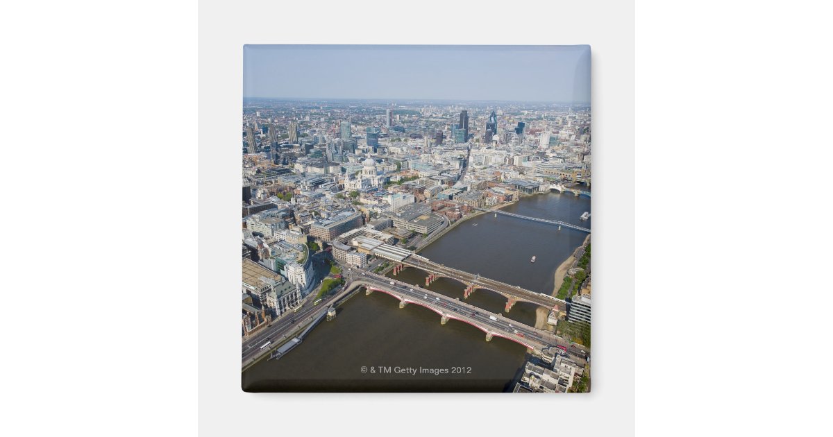 Aerial View of London Magnet | Zazzle