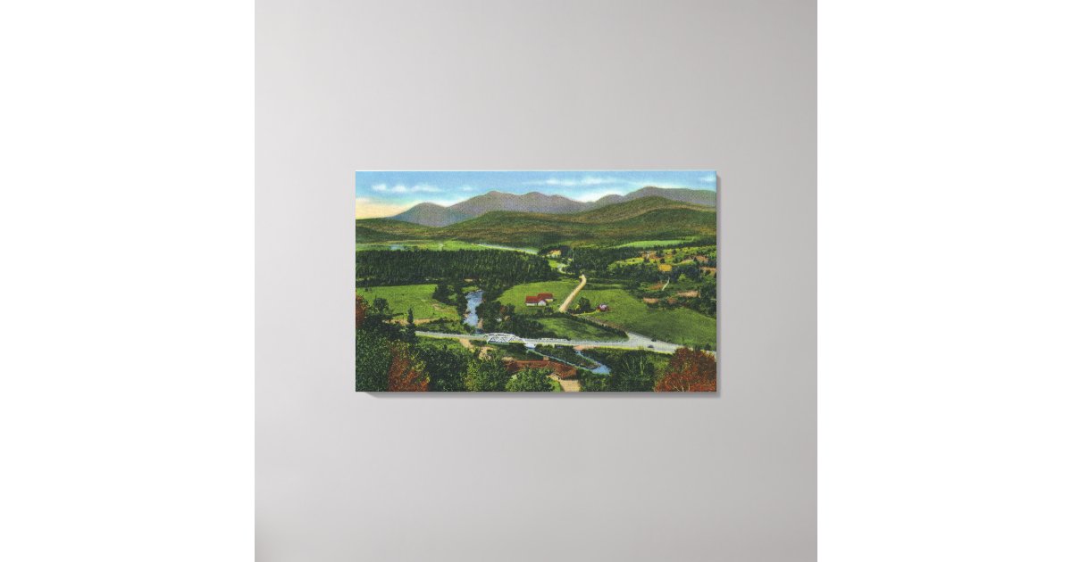 Aerial View of the 60 Meter Olympic Ski Jump Canvas Print | Zazzle