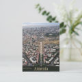 Aerial View of Yerevan Armenia Postcard | Zazzle