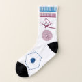 Aeronautical Symbols Chart Drone Pilot Socks | Zazzle