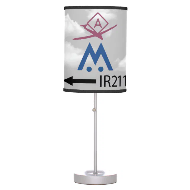 Aeronautical Symbols Chart Drone Pilot Table Lamp | Zazzle