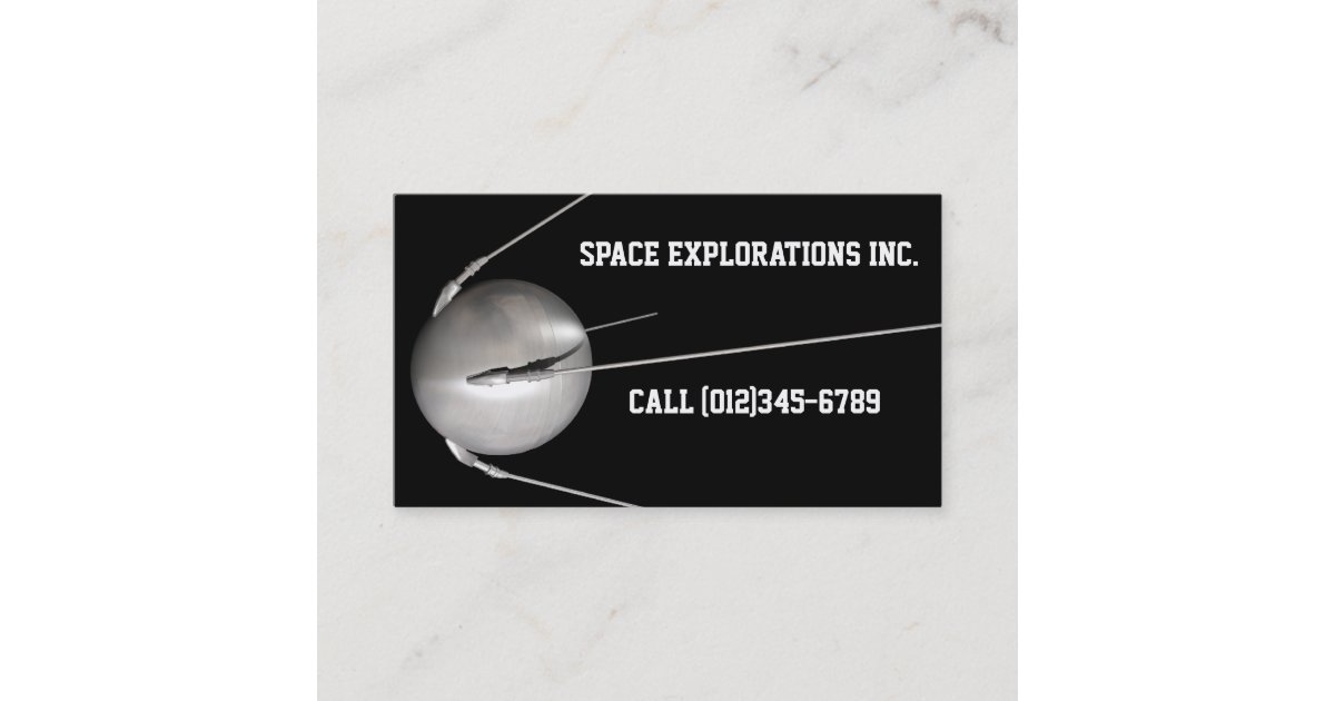 aerospace businesscard template business card | Zazzle