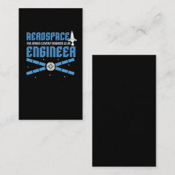 Aerospace Engineer Engineering College Student Business Card | Zazzle