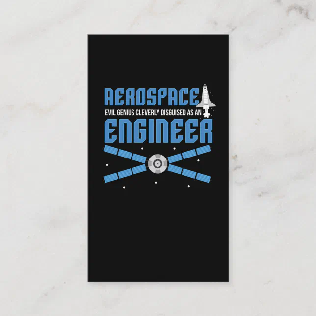 Aerospace Engineer Engineering College Student Business Card | Zazzle